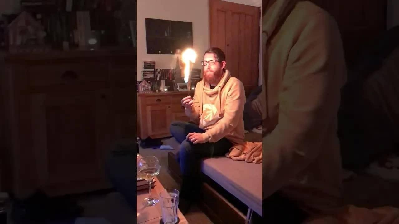 eating fire is tasty #shorts | Shorts | Magic For Beginners | Gan Jing ...