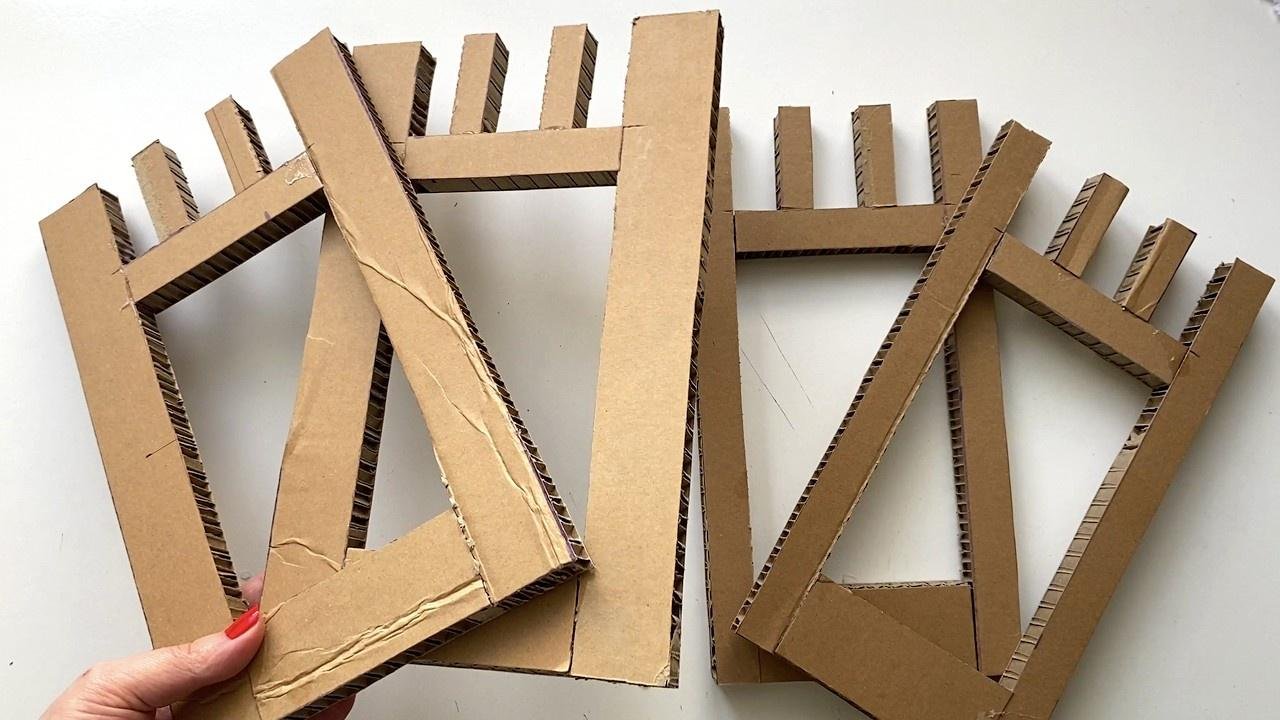 DIY 🥰🎄Christmas craft idea 👉Decorative lantern made of cardboard ...