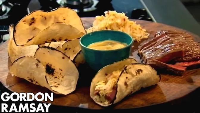 Beef Tacos with Wasabi Mayonnaise | Gordon Ramsay | Videos | Cooking ...