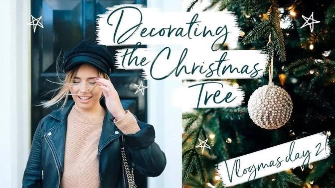 Putting Up The Christmas Tree Decorating Hello October Vlogmas Day